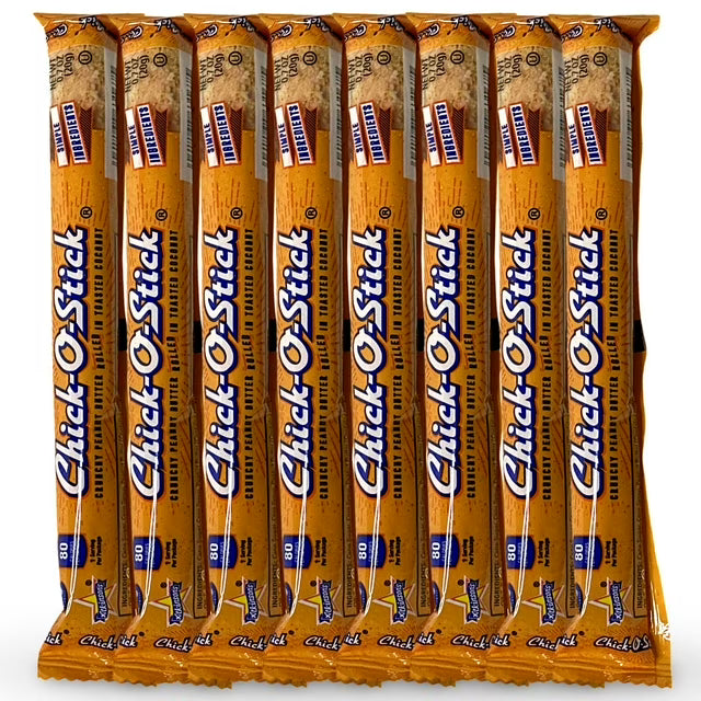 Chick O Stick 0.7 oz Candy Sticks – 8 Count Box Old-Fashioned Candy
